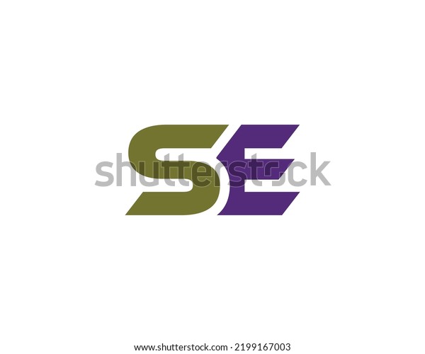 Se Logo Design Vector Template Stock Vector (Royalty Free) 2199167003 ...