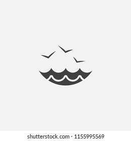 Sea Base Icon Simple Sign Illustration Stock Vector (Royalty Free ...