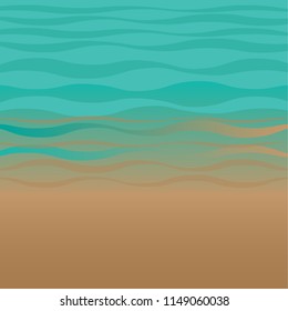 Sea Beach Vector Stock Vector (Royalty Free) 1149060038 | Shutterstock