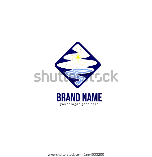 Sea Brand Name Logo Template Your Stock Vector (Royalty Free ...