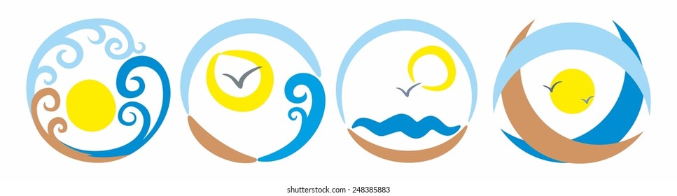 Sea Logo Stock Vector (Royalty Free) 248385883