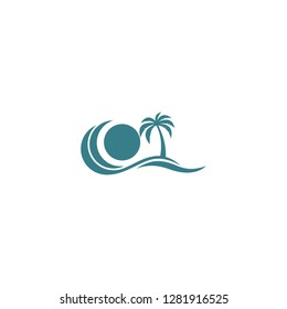 Sea Logo Template Stock Vector (Royalty Free) 1281916525 | Shutterstock