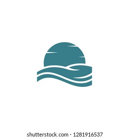 Sea Logo Template Stock Vector (Royalty Free) 1281916537 | Shutterstock