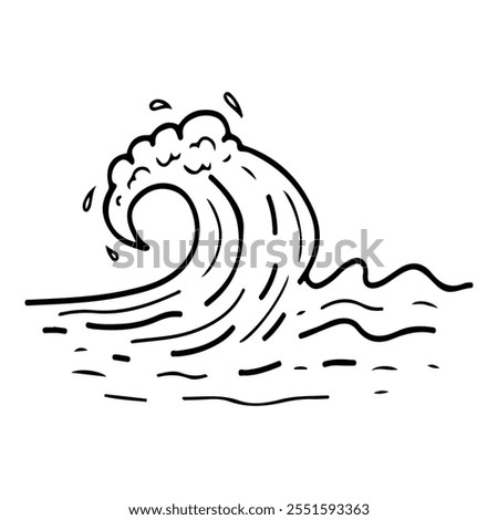 Tsunami Drawing | Free download on ClipArtMag