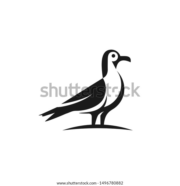 Seagull Logo Icon Designs Vector Unique Stock Vector (Royalty Free ...