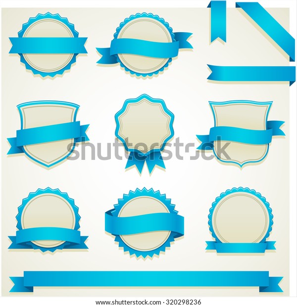 Seal Banner Web Elements Set Seal Stock Vector (Royalty Free) 320298236 ...