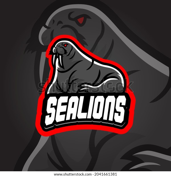 Sealions Esport Logo Suitable Team Logo Stock Vector (Royalty Free ...