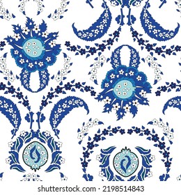 Seamles Ottoman Turkish Tile Pattern Stock Vector (Royalty Free ...