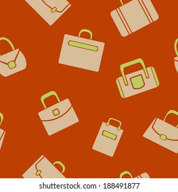 Seamless Abstract Background Bags Stock Vector (Royalty Free) 188491877 ...