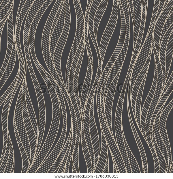 Seamless Abstract Black Gold Background Stock Vector (Royalty Free ...