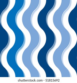 Seamless Abstract Blue Wave Texture Stock Vector (Royalty Free ...