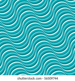 Seamless Abstract Blue Wave Texture Stock Vector (Royalty Free ...