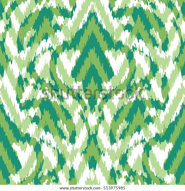 Seamless Abstract Ikat Texture Pattern Stock Vector (Royalty Free ...