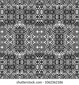 Seamless Abstract Monochrome Engraving Pattern Texture Stock Vector ...