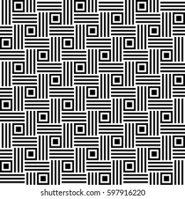 Seamless Abstract Pattern Black White Stock Vector (Royalty Free ...