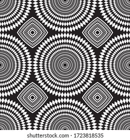 Seamless African Art Deco Pattern Design Stock Vector (Royalty Free ...