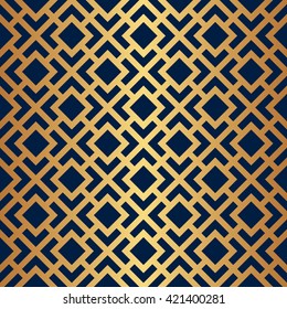 Seamless Art Deco Pattern Gold Gradient Stock Vector (Royalty Free ...