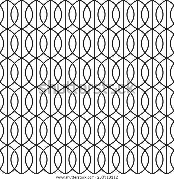 Seamless Art Deco Tracery Trellis Texture Stock Vector (Royalty Free ...