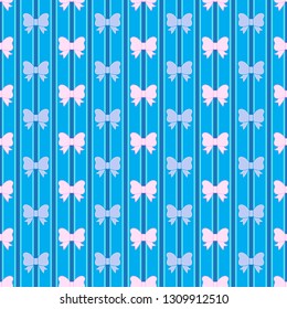Seamless Background Bows Vector Illustration Abstract Stock Vector ...