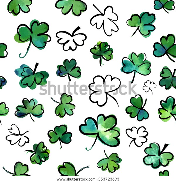 Seamless Background Pattern Hand Drawn Vector Stock Vector Royalty