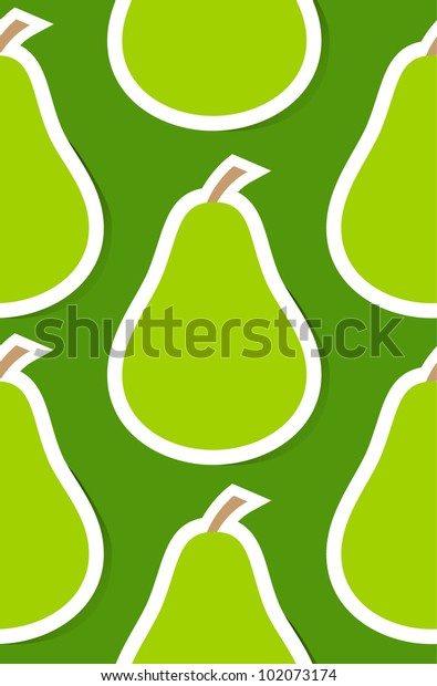Seamless Background Pear Green Color Stock Vector (Royalty Free ...