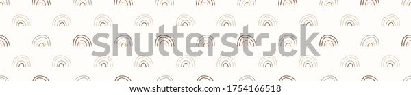 Seamless Background Rainbow Banner Gender Neutral Stock Vector (Royalty ...