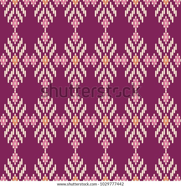 Seamless Background Southeast Asian Retro Aboriginal Stock Vector ...