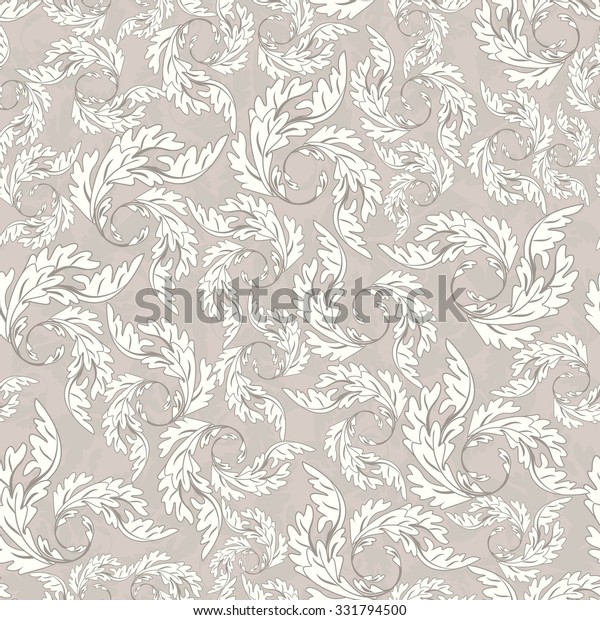 Seamless Background Style Damascus Stock Vector (Royalty Free ...
