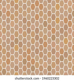 Seamless Beehive Pattern Wooden Floor Texture Stock Vector (Royalty ...