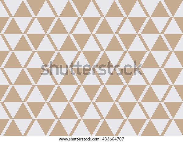 Seamless Beige African Ethnic Triangular Geo Stock Vector (Royalty Free ...
