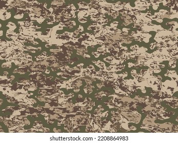 Seamless Beige Color Graphic Commando Wallpaper Stock Vector (Royalty ...