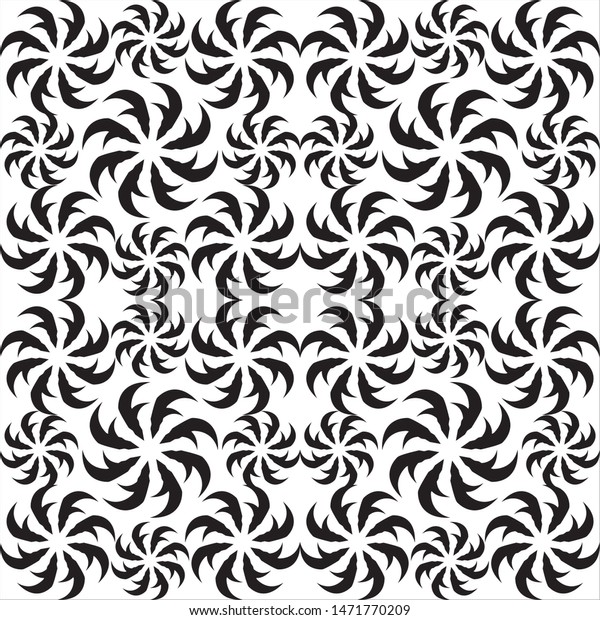 Seamless Black White Background Vectors: vector de stock (libre de ...