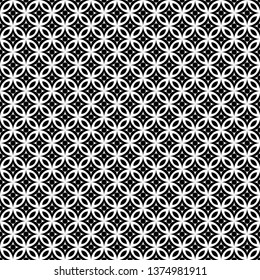 Seamless Black White Wallpaper Background Pattern Stock Vector (Royalty ...