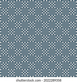 Seamless Blue Monochrome Zig Zag Grid Stock Vector (Royalty Free ...
