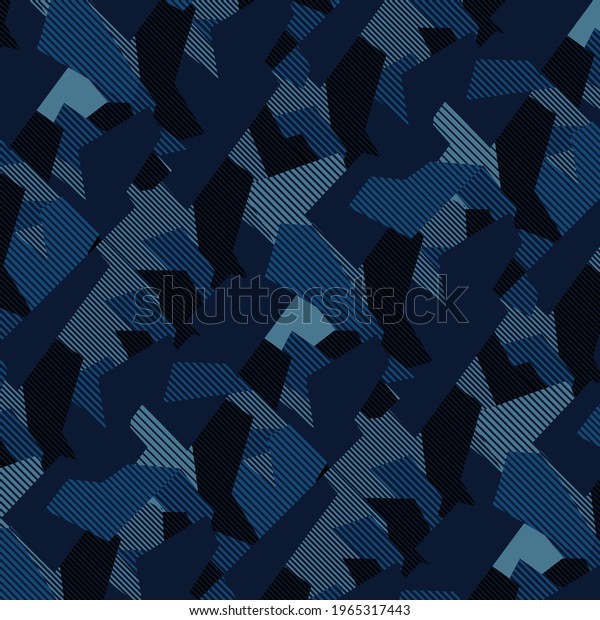 Seamless Camouflage Abstract Pattern Military Camouflage Stock Vector ...