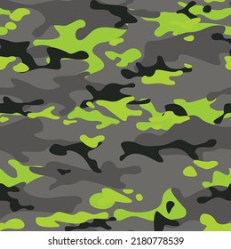 Seamless Camouflage Pattern Spots Modern Camo Stock Vector (Royalty ...