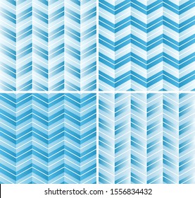 Seamless Chevron Pattern Blue Gradient Color Stock Vector (Royalty Free ...
