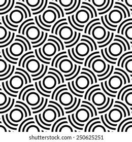 Vector Seamless Pattern Modern Stylish Texture Stock Vector (Royalty ...