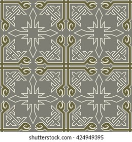 Seamless Colored Pattern Saved Swatches Stock Vector (Royalty Free ...
