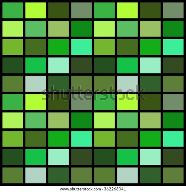 Seamless Colorful Square Tiles Pattern Stock Vector (Royalty Free ...