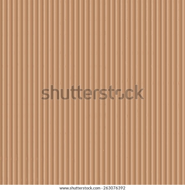 Seamless Corrugated Cardboard Stock Vector (Royalty Free) 263076392 ...