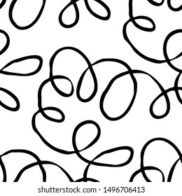 Seamless Cute Drawings Pencils Pattern Girls Stock Vector (Royalty Free ...