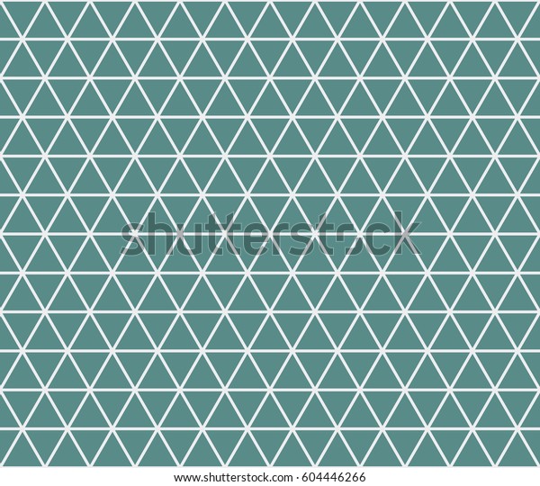 Seamless Cyan White Geometric Triangular Hexagonal Stock Vector ...