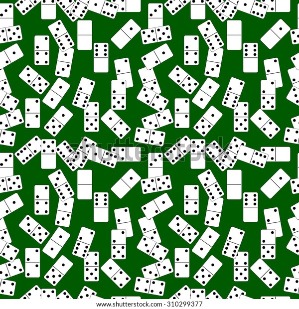 Seamless Domino Pattern Green Backgrounds Textures Stock Vector ...