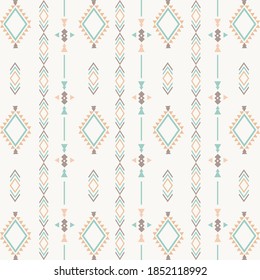 Seamless Ethnic Pattern Aztec Tribal Ethnic Stock Vector (Royalty Free ...