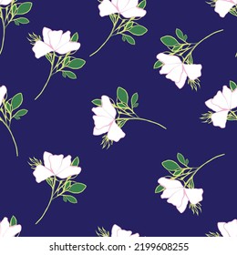 Seamless Fabric Floral Line Pattern Vector Stock Vector (Royalty Free ...