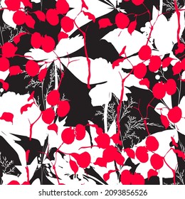 Seamless Floral Pattern Office Design Wallpaper Stock Vector (Royalty ...