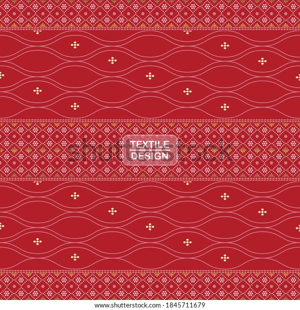 Seamless Geometric Background Motif Ulos Batak Stock Vector (Royalty ...