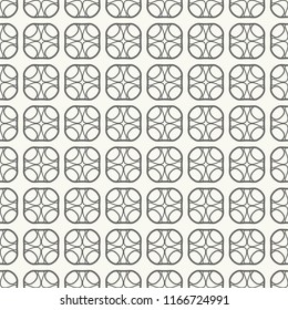 Seamless Geometric Line Pattern Arabic Style Stock Vector (Royalty Free ...