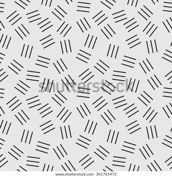 Seamless Geometric Pattern Lines Stock Vector (Royalty Free) 301765472